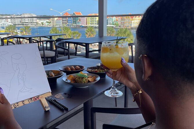 Curaçao Sip & Paint at Fine Dining Venue with Unlimited Cocktails - Key Points