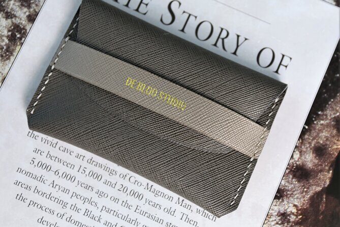 Custom Strap Card Case Leather Craft with Pics - Authentic Hands-On Crafting in Bangkok