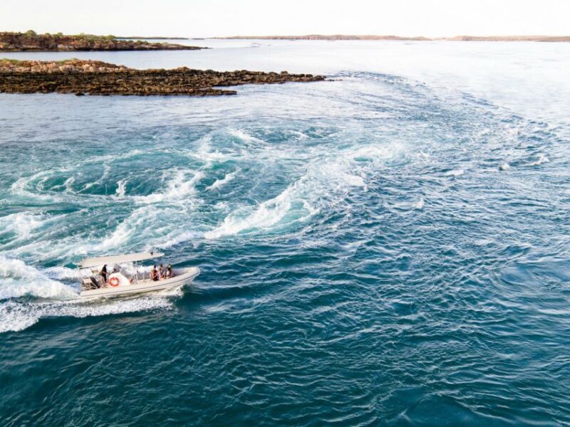 Cygnet Bay Giant Whirlpool Tidal Boat Experience - An Introduction to the Sea Safari