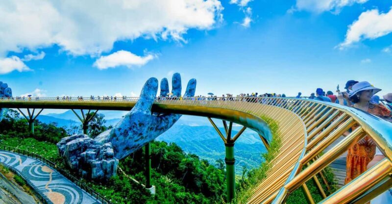 Da Nang: Ba Na Hills Entry with Cable Car and Lunch Option - The Golden Bridge