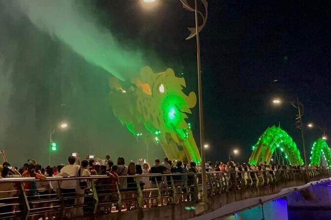 Da Nang ByNight with Marble Mountain,Monkey Mountain,Dragon Bridge,Night Market - Key Points