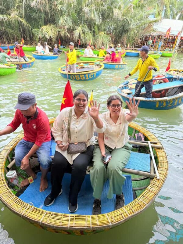 Da Nang: Coconut village & Hoi An ancient town Group tour - Sunset and Night Market: A Magical Experience