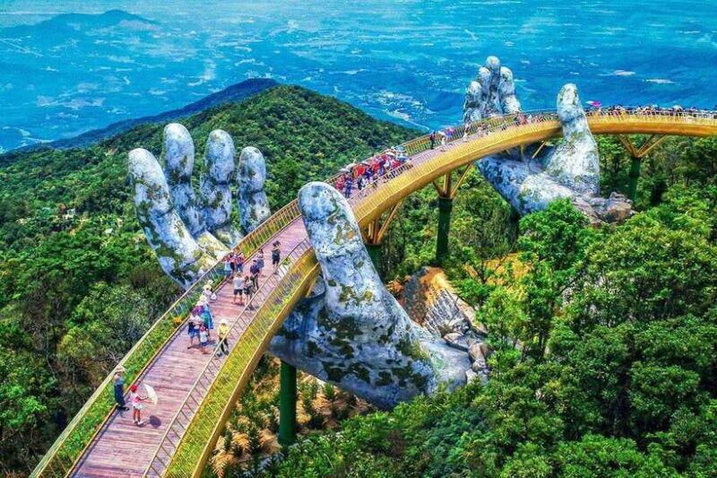 Da Nang: Golden Bridge, Lady Buddha, Marble Mountain By Car - Key Points