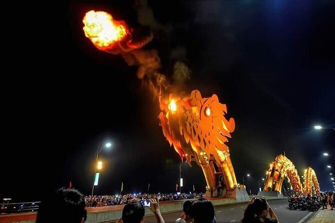 DA NANG NIGHT LIFE Tour with MARBLE MOUNTAIN & LADY BUDDHA STATUE, DRAGON BRIDGE - An In-Depth Look at the Da Nang Night Life Tour