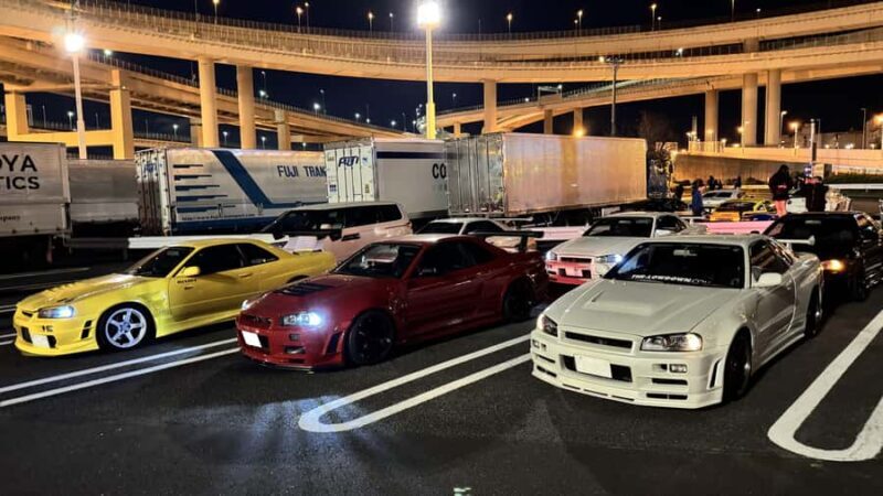 Daikoku & Tokyo Private JDM Night Tour in 700HP R34 GT-R - FAQ