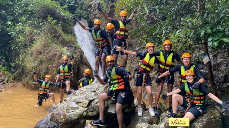 Dalat: Canyoning Extreme Adventure Vietnam - Conquering the 25-Meter Waterfall