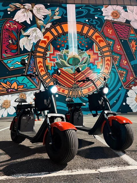 Dallas Mural Fat-Tire Scooter Tour - An Introduction to a Unique Dallas Adventure