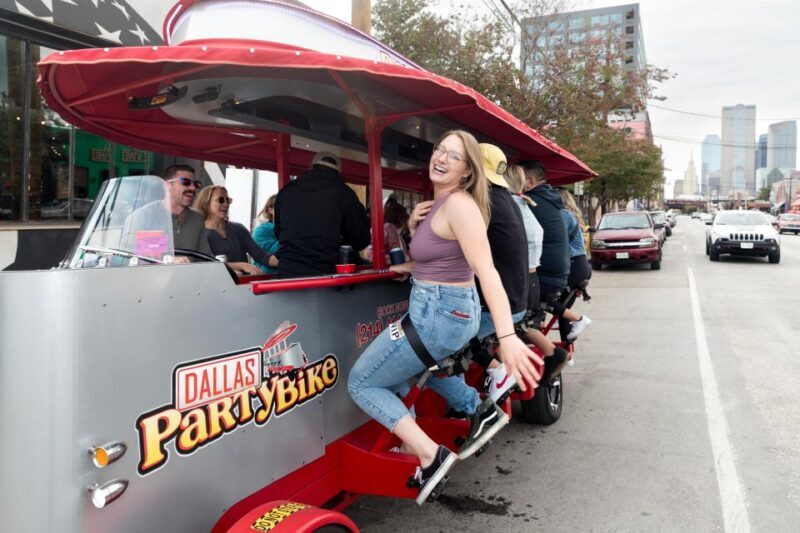 Dallas Party Bike Private Group Rental in Deep Ellum - The Experience and Itinerary in Detail