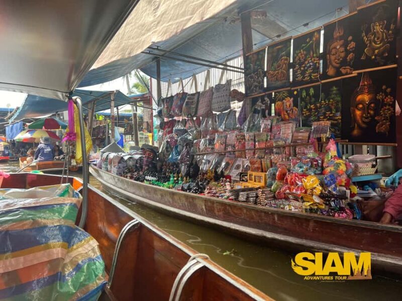 Damnoen Saduak Floating Market & River Kwai in Kanchanaburi - Key Points
