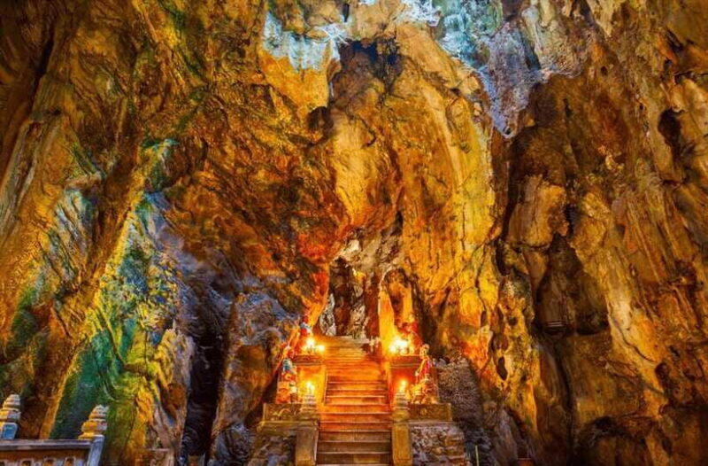 DaNang/HA: Lady Buddha, Marble Mountains, Am Phu Cave Tour - Key Points