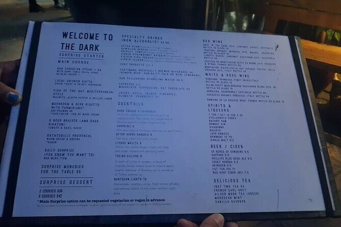 Dark Table a Unique Blind Dining Experience in Vancouver - What to Expect at Dark Table Vancouver