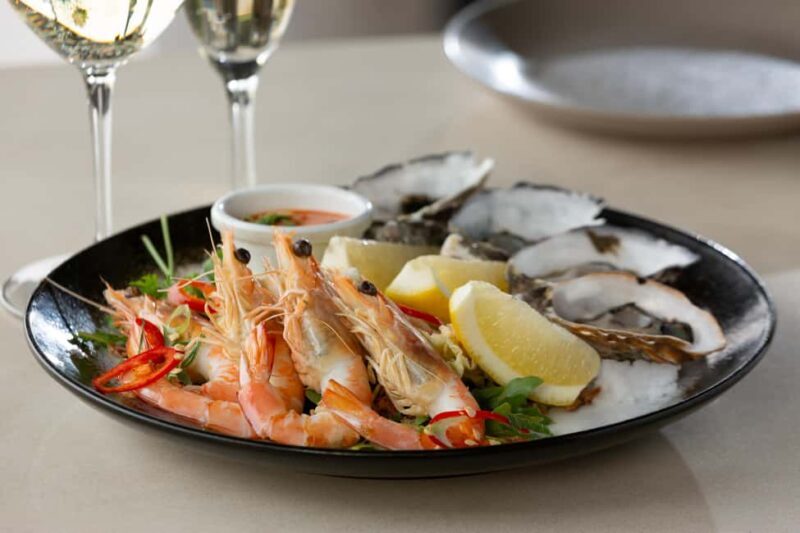 Darwin: Waterfront Seafood Dinner with Wine for Two - Key Points