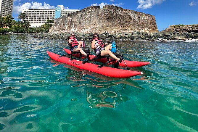 Day Adventure Chiliboats Waterbike  Condado Lagoon - An Introduction to the Chiliboats Waterbike Tour