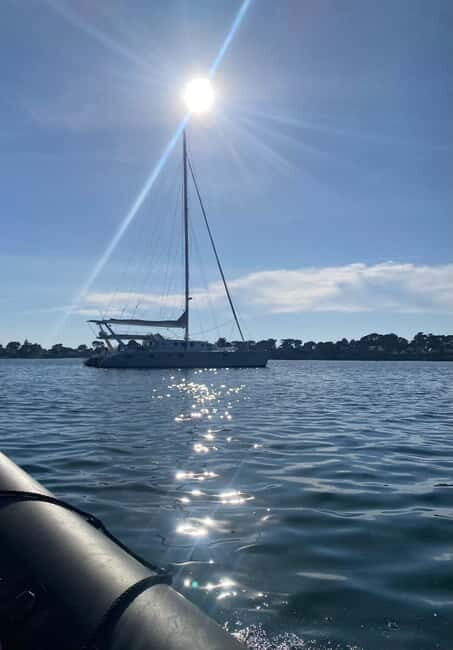 Day cruise on a maxi-catamaran in Quiberon Bay - The Return Journey