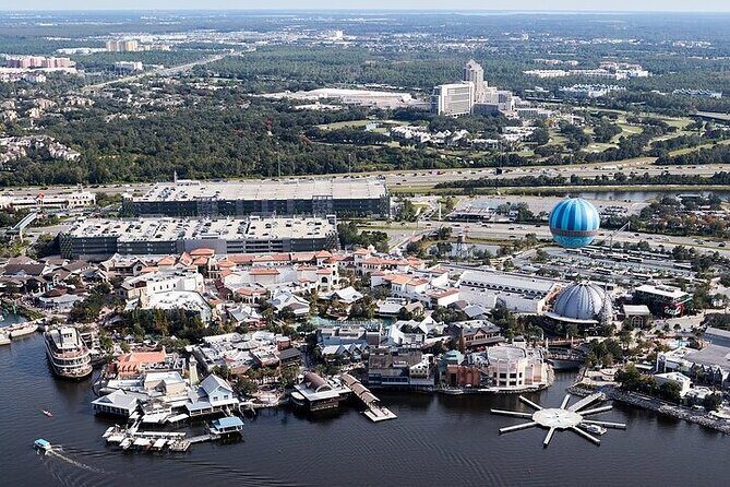 Day Flight 31 miles Helicopter Tour over all the Theme Parks - A Helicopter Tour Like No Other: The Overview