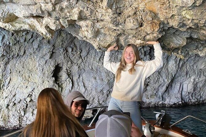 Day on a private boat on the Amalfi Coast - Key Points: