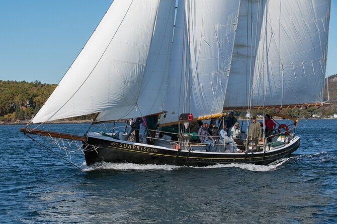 Day Sails and Sunset tours on Schooner Surprise in Camden Maine - Authentic Sounds from Reviewers