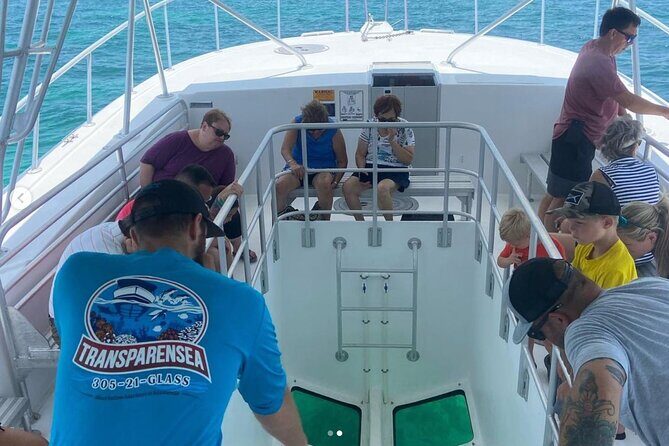 Day Tour Glass Bottom Boat In Islamorada - Key Points