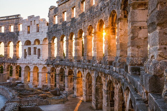 Day trip to Rovinj and Pula with lunch from Pore - Transportation and Duration