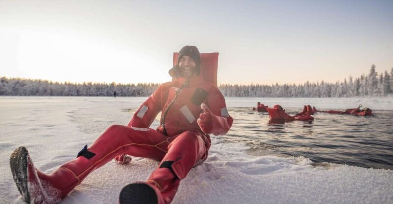 Daytime Ice Floating Rovaniemi, Frozen Lake Experience - How the Itinerary Unfolds