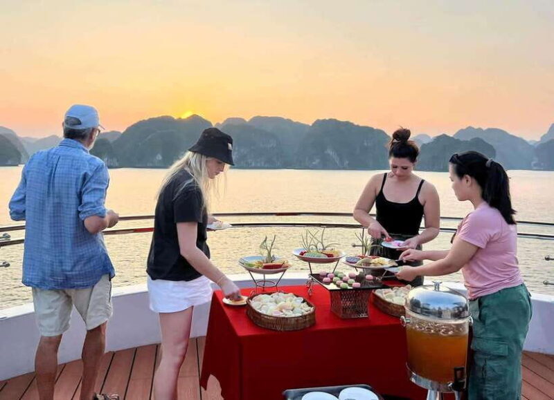 D'Charme Luxury Day Cruise Discover the Stunning Lan Ha Bay - Key Points