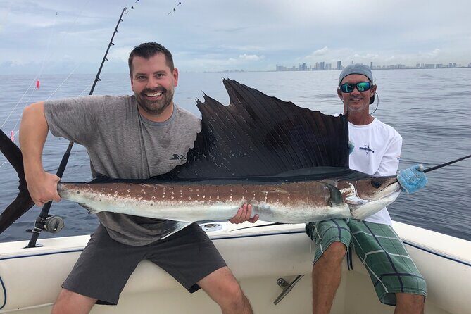 Deep sea fishing charters in Fort Lauderdale aboard 52' Hatteras - The real value lies in the memories you make and the fresh catch you bring home