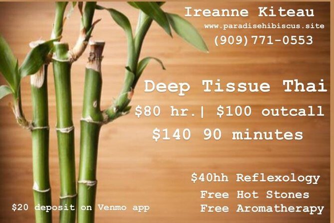 Deep Tissue Thai Massage - Location and Accessibility