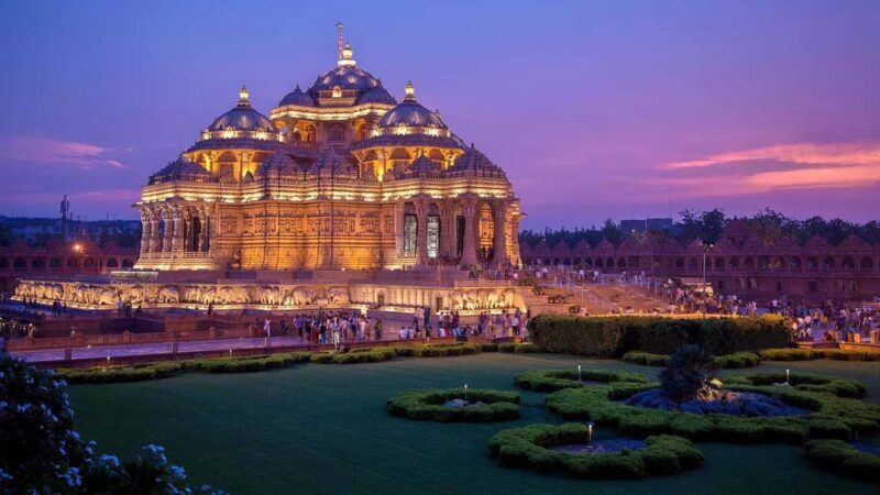 Delhi: Akshardham Temple Guided Tour with Light & Water Show - Exploring the Akshardham Experience in Detail