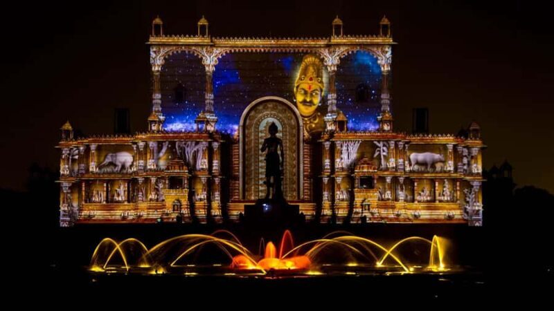 Delhi: Akshardham Temple Tour Magical Light & Water Show - Key Points