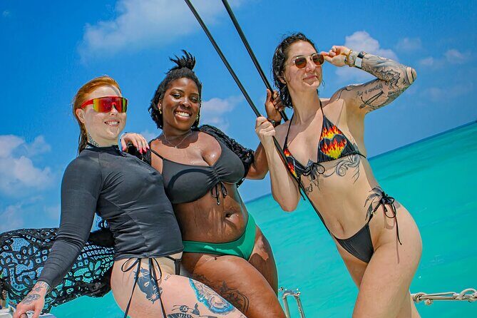 Deluxe Catamaran Tour to Isla Mujeres, from Costa Mujeres Hotels - Key Points