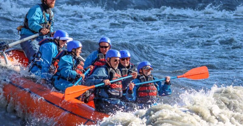 Denali, Alaska: Canyon Wave Raft Class III-IV Paddle/Oar - The Safety Briefing & Preparation