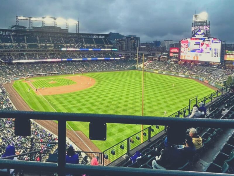 Denver: Colorado Rockies Baseball Game Ticket at Coors Field - Experience the Excitement of a Rockies Baseball Game at Coors Field