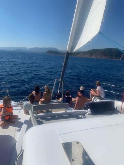 Departure from BRUSC: Half-day catamaran cruise - Key Points