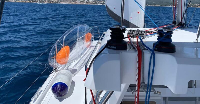 Departure from BRUSC sunset on sailing catamaran - The Itinerary: What You Can Expect