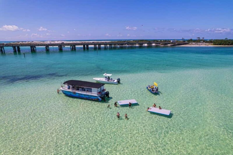 Destin: Crab Island Swim Trip Aboard The Crab Island Runner - The Itinerary & What to Expect
