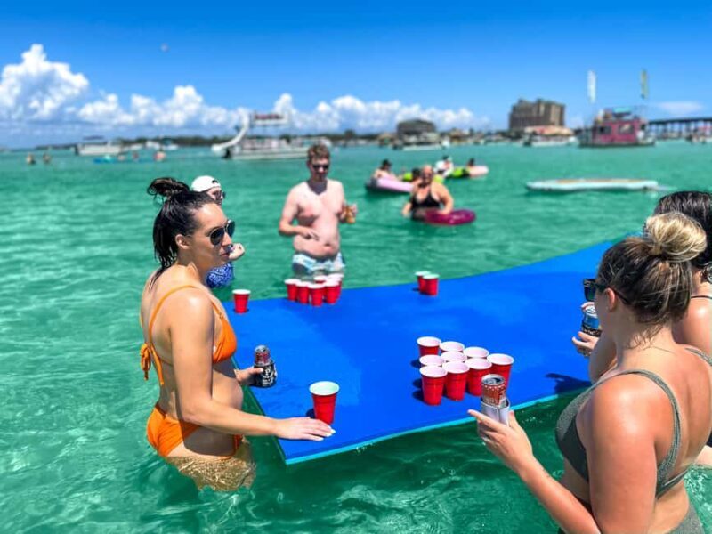 Destin: Crab Island Tiki Boat Cruise with Captain - A Look at the Tiki Boat Cruise Experience