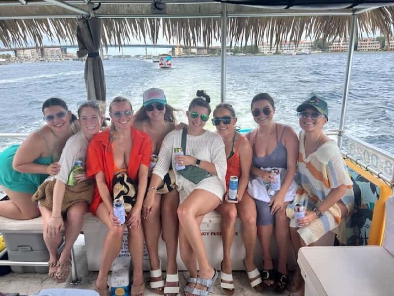 Destin: Crab Island Tiki Boat Cruise with Captain - The Crew and Captain