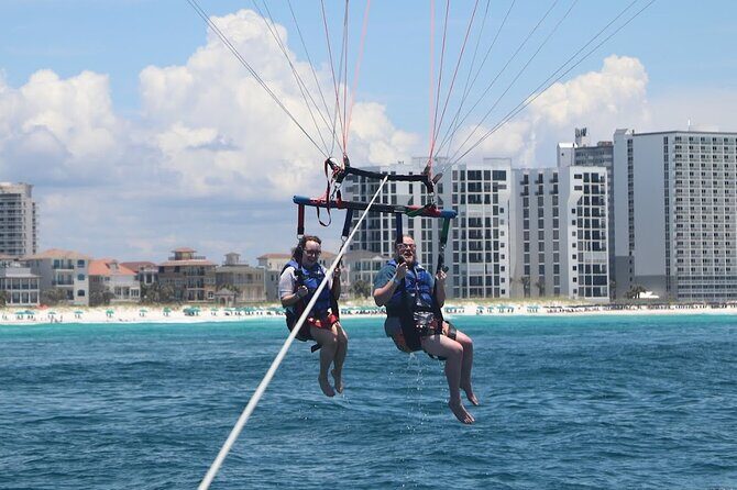 Destin Parasailing Experience Ride from Gilligans Watersports - An Enjoyable Ride Over Destin’s Waters