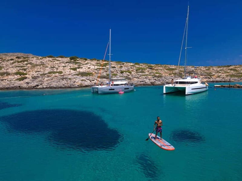 Dia Island Catamaran  Premium Lunch, Open Bar, Small Group - FAQ
