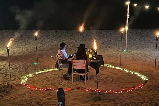 Dinner Experience and Celebration on the Beach with Decorations - Key Points