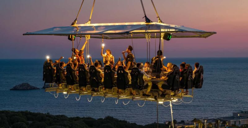 Dinner in the Sky Dubrovnik - Key Points