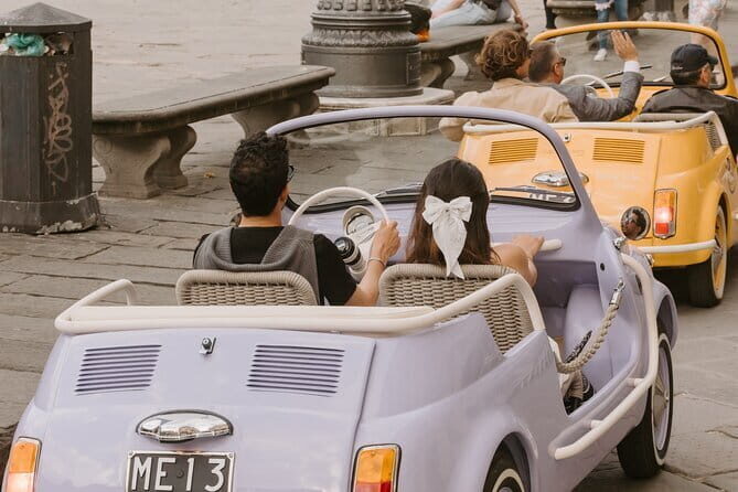 Discover Florence city center on e-cabriot fiat 500 - An In-Depth Look at the Florence Electric Fiat 500 Tour