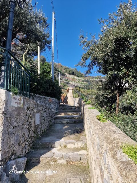 Discovering Amalfi coast via Amalfi - Pogerola by walking - Key Points