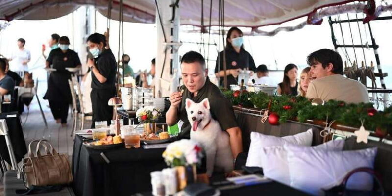 Dog Cruise onboard a Tall Ship with 4 Course Meal - FAQ