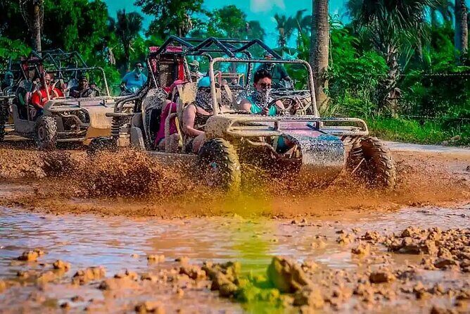 Dominican's 8 hours Trip Zipline, ATV Buggie, Horseback & Safari - Key Points