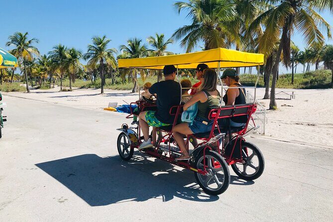 Double Quadricycle/Surrey Rental at Crandon Park - An Enjoyable Way to See Miamis Crandon Park
