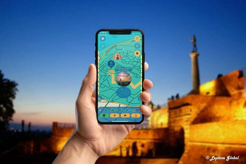 Downtown Belgrade Walking Tour with Smartphone App - Key Points