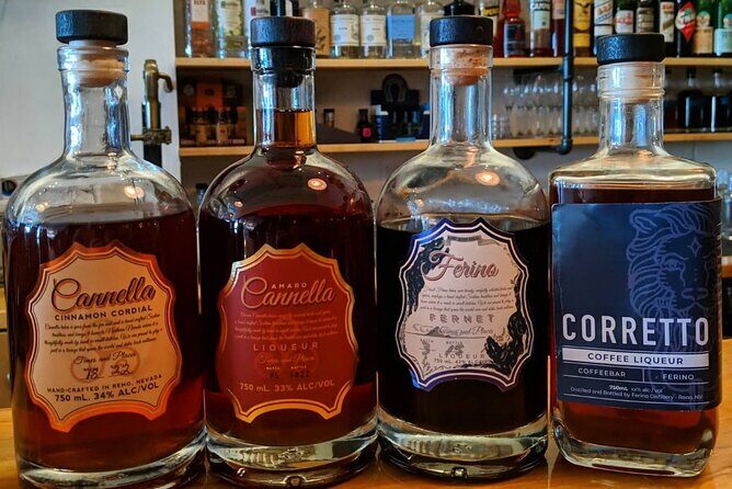 Downtown Reno Distillery Tasting Flight and Signature Cocktail - In The Sum Up