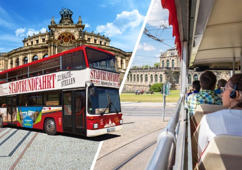 Dresden: 1-Day Hop-On-Hop-Off Bus Tour - The Heart of Dresden on a Double-Decker