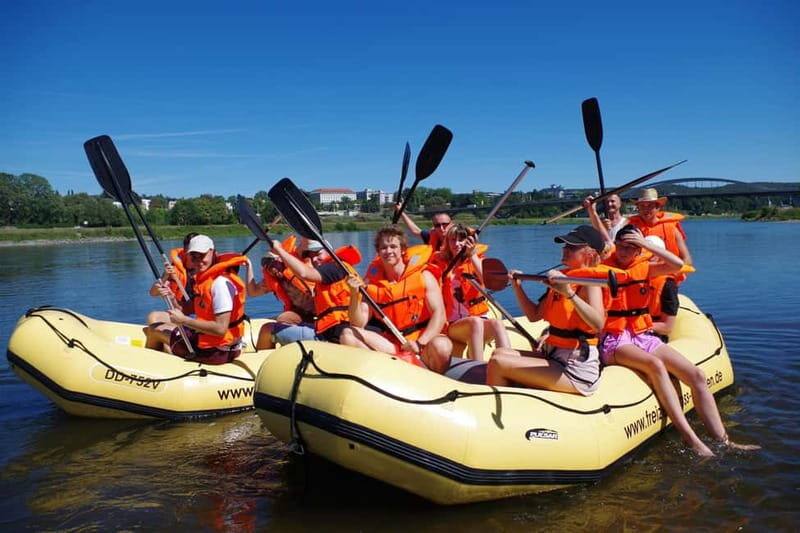 Dresden: Bootstour im Schlauchboot von Loschwitz -Altstadt - Key Points